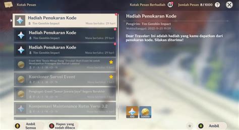 Kode Redeem Genshin Impact V3 3 Terbaru Dafunda Com