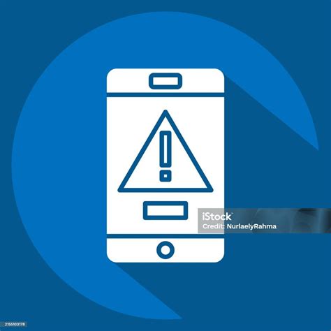 아이콘 비상 경보 긴급 기호와 관련이 있습니다 긴 그림자 스타일 심플한 디자인 일러스트레이션 감시에 대한 스톡 벡터 아트 및 기타 이미지 Istock