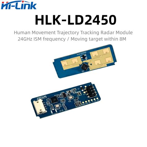 Hi Link 24GHz Human Presence Status Sensor Radar Module LD2450 Test