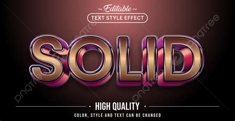 Editable Text Style Effect Solid Text Style Theme Template Download On Pngtree