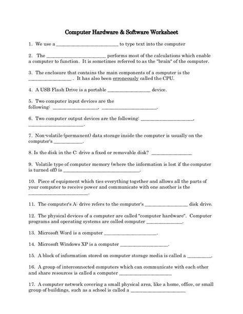 A Computer Science Math Worksheet 1 Answers