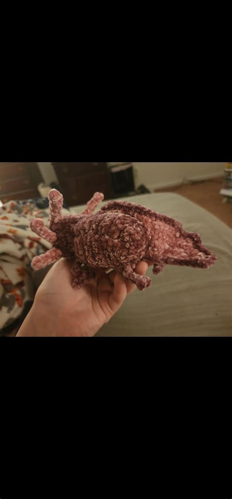 A Minecraft Inspired Axolotl I Made For Christmas Last Year I Want To Share R Amigurumi