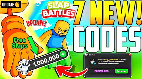 May ALL WORKING CODES FOR SLAP BATTLES May 2024 ROBLOX SLAP BATTLES CODES SLAP BATTLE
