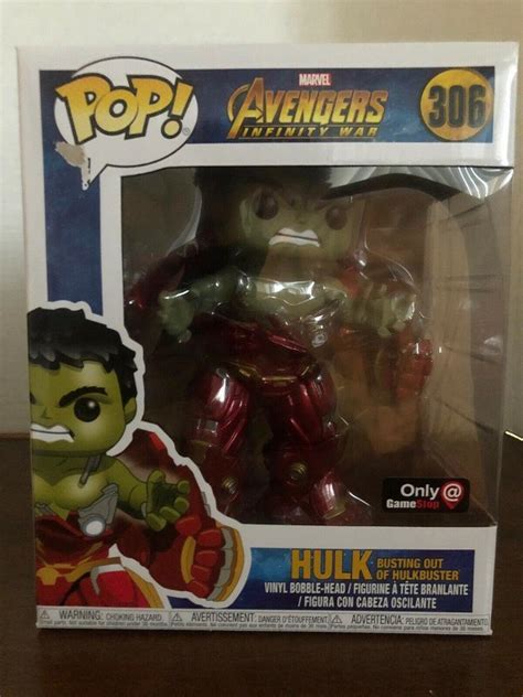 Hulk Busting Out Of Hulkbuster Game Stop Exclusive Funko Pop 2000435639