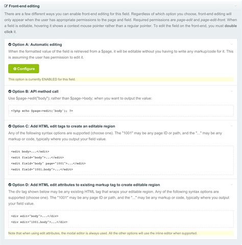Front End Editing Now In Processwire 30 Alpha 4