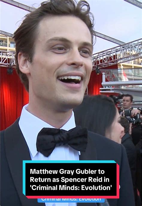 Spencer Reed Paget Brewster On Matthew Gray Gublers Criminal Minds