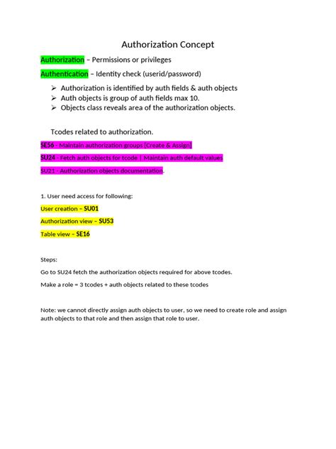 Authorization Concept Pdf