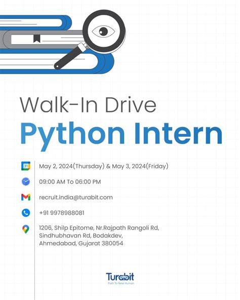 Turabit India On Linkedin Folks Pythoninterns Pythondevelopers Opportunity Internship