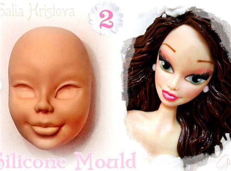 Силиконов молд лице жена 2 Cake Tools Сладкарското магазинче