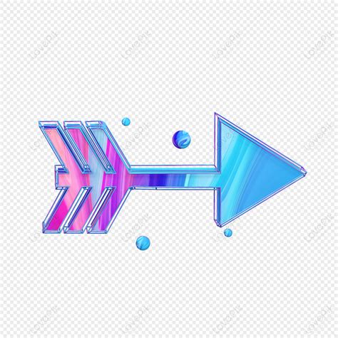 다채로운 파란색 3 차원 크리 에이 티브 화살표 그림 Png 일러스트 무료 다운로드 Lovepik