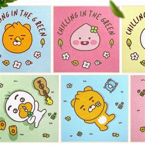 Everyhome Diy 보석십자수 카카오 프렌즈 네이처파크 25x25 6종 핫트랙스