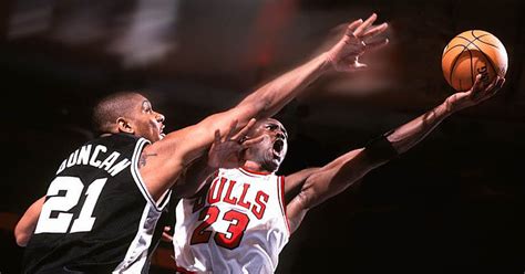 B J Armstrong Calls Tim Duncan The Next Best Player After Michael Jordan Pounding The Rock
