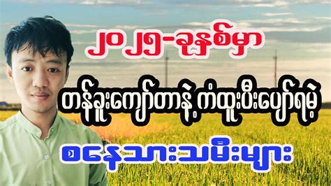 စနေသားသမီးများအတွက် ၂၀၂၅ခုနှစ် တစ်နှစ်တာဟောစာတမ်း Youtube