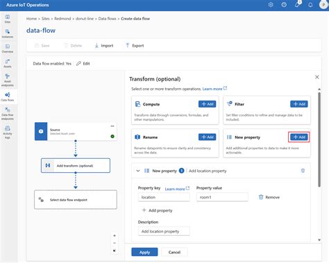 Create A Data Flow Using Azure Iot Operations Azure Iot Operations Microsoft Learn