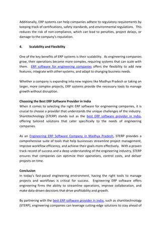 How Engineering ERP Software Streamlines Project Management And Workflow PDF