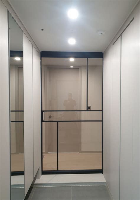 영천이편한세상아파트 중문 원슬라이딩도어 노출형시공 영천중문 경산중문 대구중문 네이버 블로그