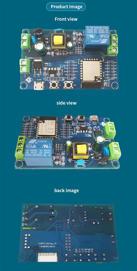 Acdc Power Wifi Bluetooth Ble Single Relay Module Esp C3 12chinalctech