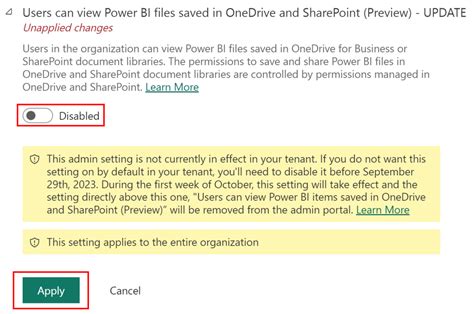 Heads Up Power Bi Onedrive And Sharepoint Report Viewing Will Be On By Default Starting In