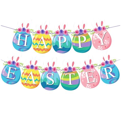Happy Easter Banner Clip Art