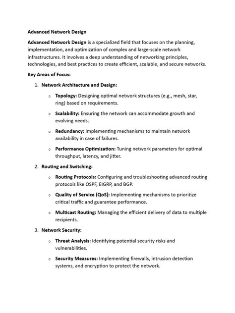 advanced network design pdf computer network routing