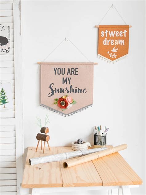 阿楹 北欧背景墙面电表箱遮挡小挂旗装饰卧室房间ins创意门上挂件 淘宝网 花瓣网