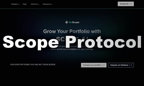 Jan 2025 Scope Protocol 0xscope Twitterx Scope Token Launch