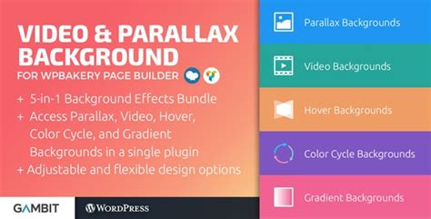 Download Video And Parallax Backgrounds For Visual Composer Version 48