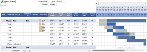 نمونه اکسل آماده پلن پروژه نوین شهر