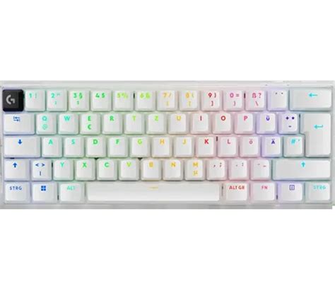 לקנות מקלדת גיימינג אלחוטית מכנית Logitech Pro X 60 Tactile Switch Rgb עברית אנגלית בצבע לבן