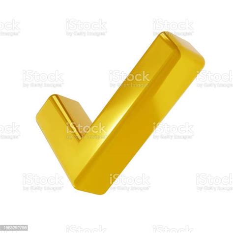 확인 표시 그림의 3d 황금 아이콘입니다 아이소메트릭 보기의 금색 눈금 격리된 클리핑 경로가 있는 요소 1위에 대한 스톡 사진 및 기타 이미지 Istock