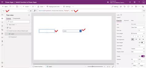 powerapps if and switch function multiple conditions