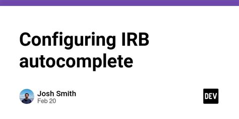 Yogesh Jadhav On Linkedin Configuring Irb Autocomplete