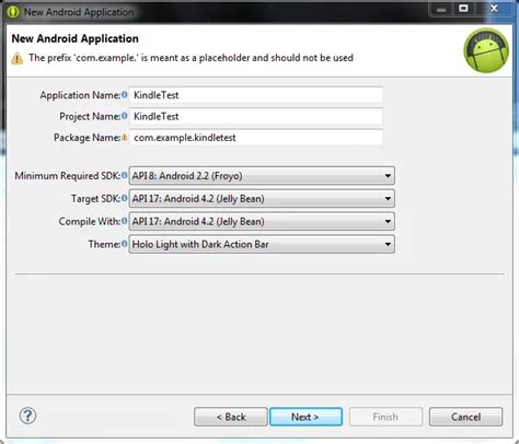 Creating An Example Kindle Fire Android Application Techotopia