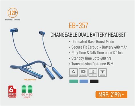 Tessco EB Bluetooth Neckband Vkrtpro In