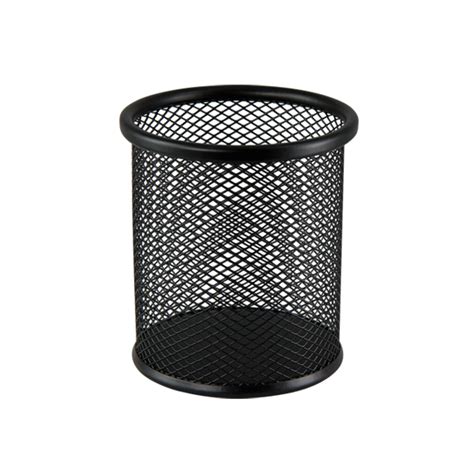 Купить Підставка для ручок металева сітка кругла Buromax оптом Канцелярия Успеха