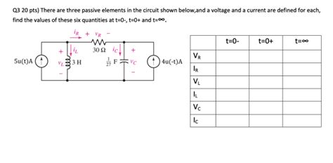 Solved Q3 20 Mathrm Pts There Are Three Passi