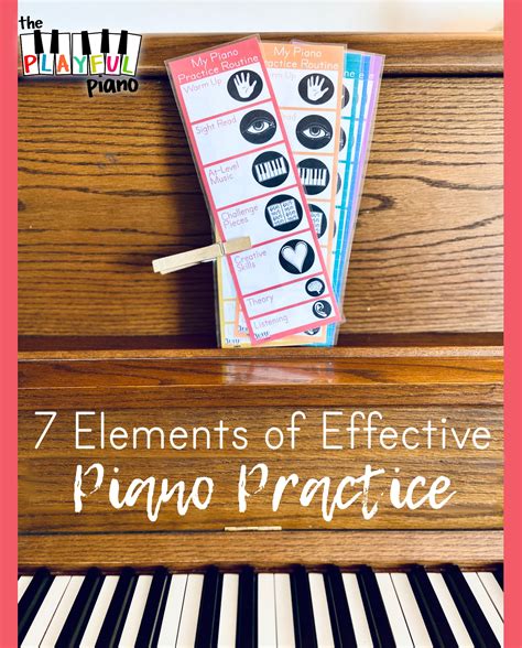 7 Elements Of Effective Piano Practice The Playful Piano