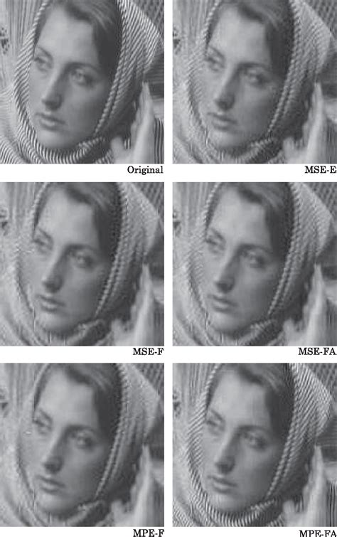 Figure 5 From The Role Of Perceptual Contrast Non Linearities In Image Transform Quantization