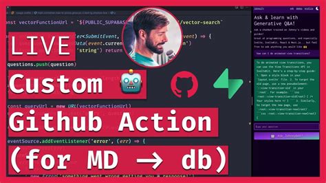 Custom Github Action 🤖 To Sync Markdown Docs With Our Supabase Db 🔴