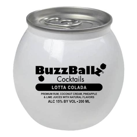 Buzzballz Cocktails Lotta Colada 200 Ml Ready To Drink