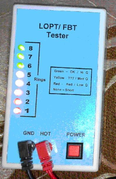 Blue Ring Tester Schematic Diagram