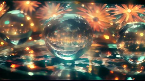 The Allure Of Glowing Orbs Stock Footage Video Of Design 302229984