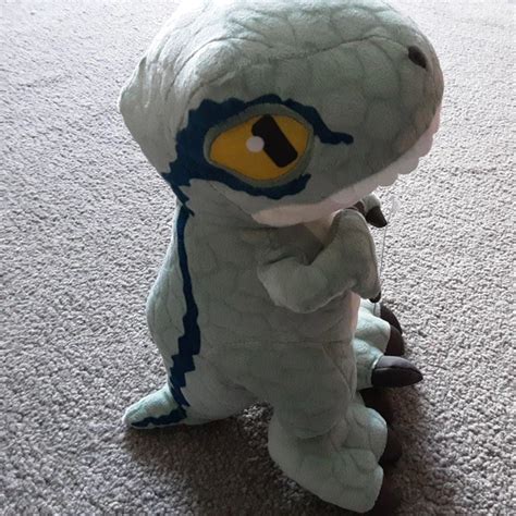 Jurassic World Camp Cretaceous Blue Raptor Plush Toy New With Tags £0