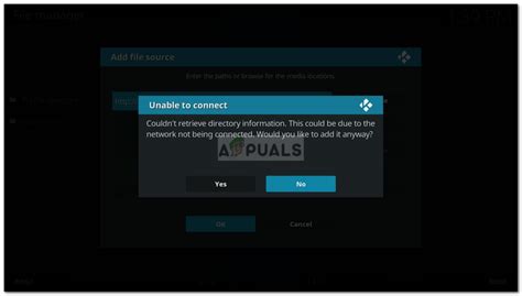 Fix Kodi Unable To Retrieve Directory Information