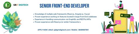 Senior Frontend Developer Hiring