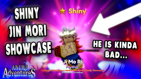 [showcase] Shiny Max Level Jin Mori 1 Tournament Unit [upd 12] Anime Adventures New Code Youtube