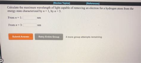 Solved Review Topics References Calculate The Maximum Chegg
