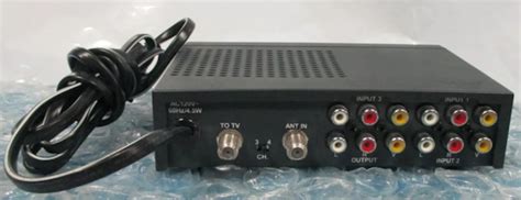 Video TV RF Modulator Recoton Model V647 How To Connect RF Modulator