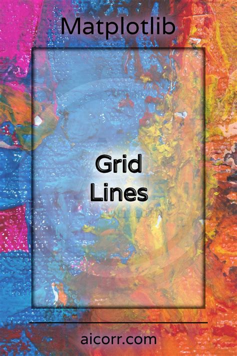 grid lines matplotlib python