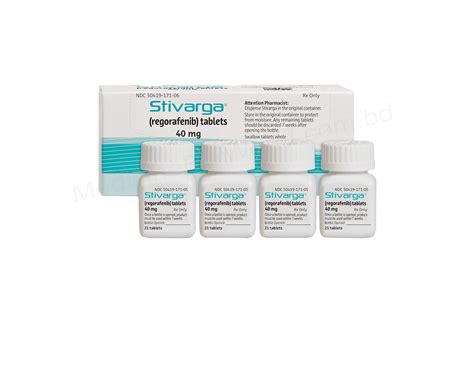 Regorafenib Stivarga 40mg Rx Medicine For World